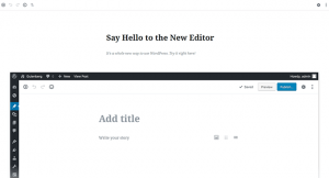 WordPress 5.0 Bebo e o novo editor Gutenberg